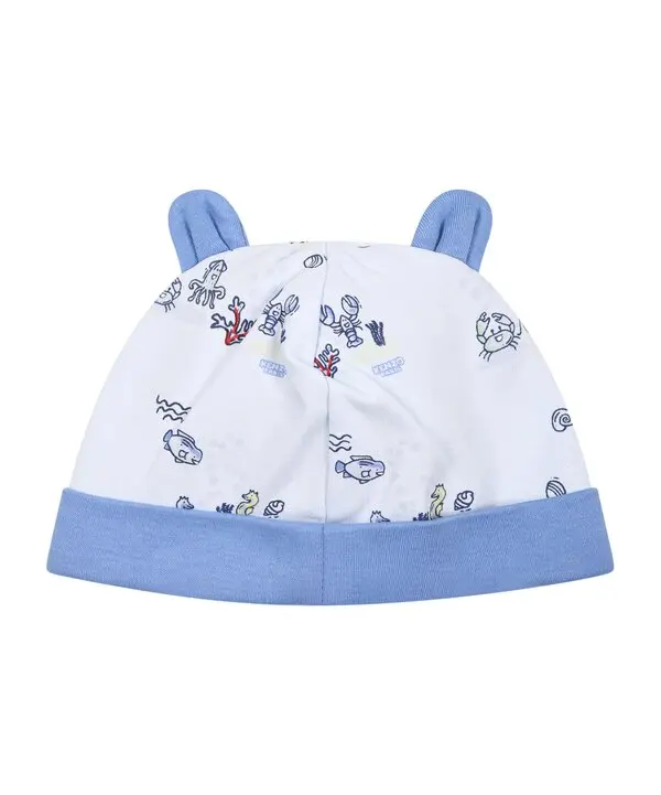 Kenzo Logo Jumpsuit Hat Bib Set