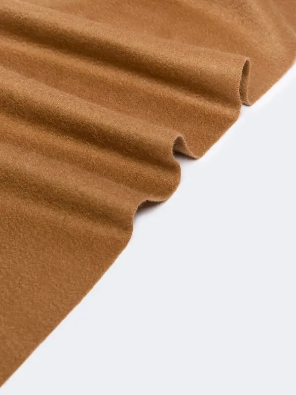 Max Mara Logo-embroidered Fringed Scarf