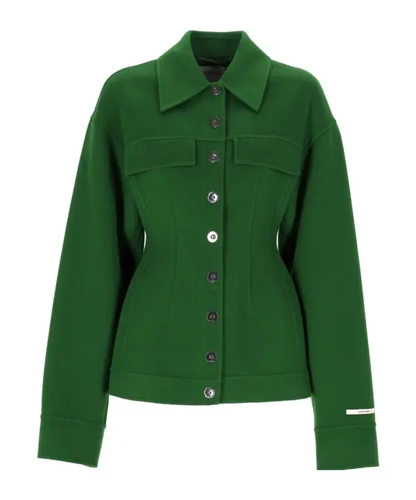 Sportmax Collared Long-sleeved Casual Jacket
