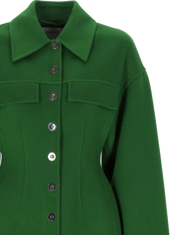 Sportmax Collared Long-sleeved Casual Jacket
