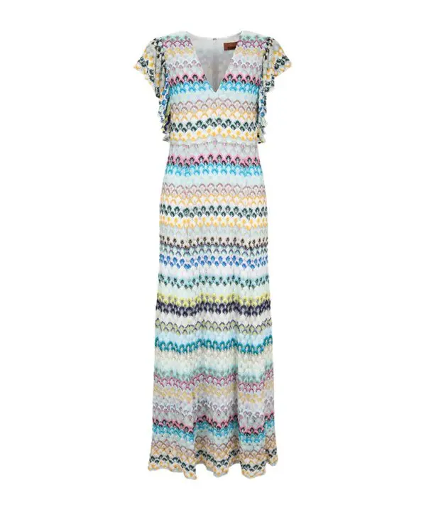 Missoni V-neck Midi Dress