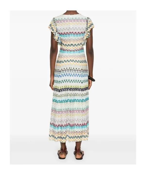 Missoni V-neck Midi Dress