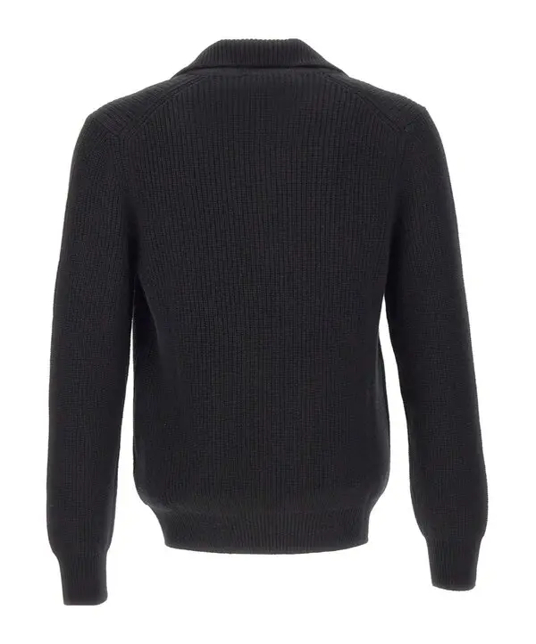 GRAN SASSO Long-sleeve Polo-collar Sweater
