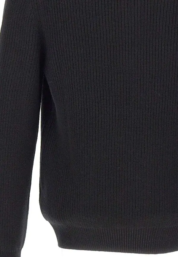 GRAN SASSO Long-sleeve Polo-collar Sweater