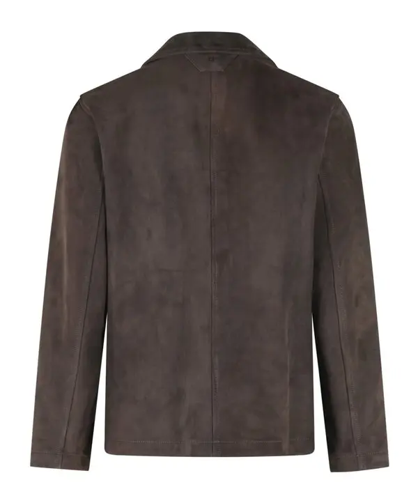 SALVATORE SANTORO Long-sleeve Jacket With Classic Collar And Button Closure