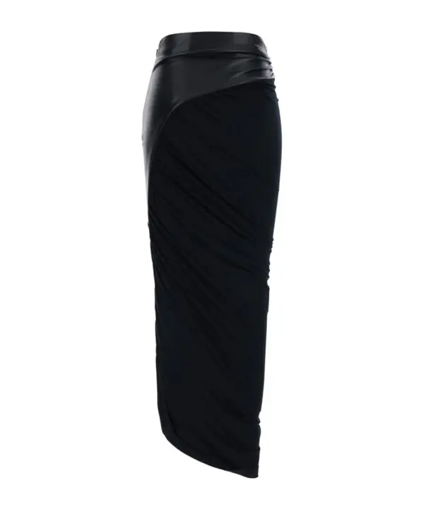 Andamane Panelled Ruched Detail Skirt
