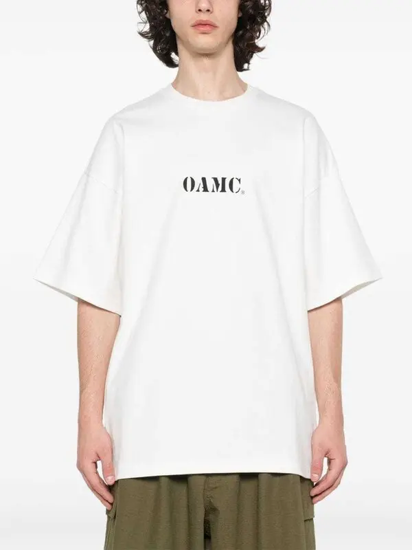 OAMC Logo-print Organic T-shirt