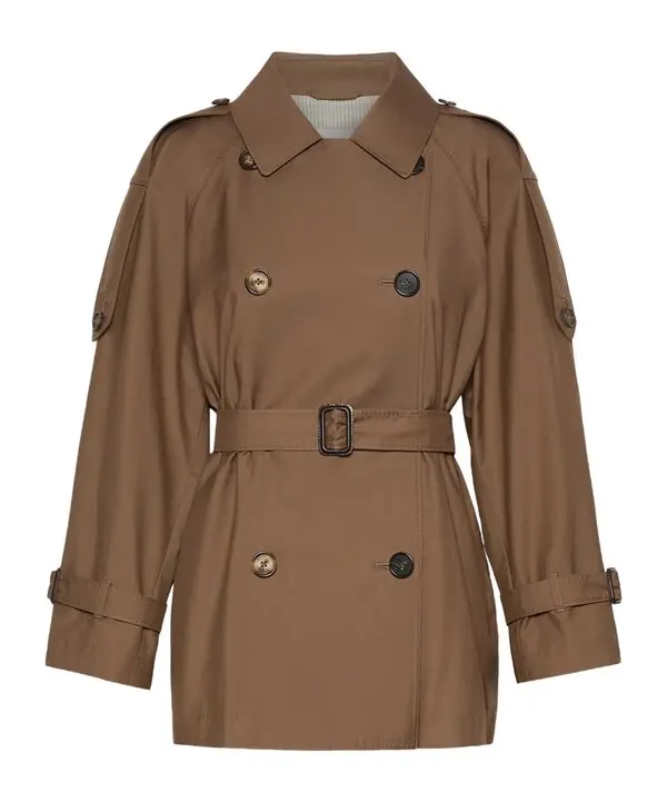 Max Mara Double-breasted Belted Coat