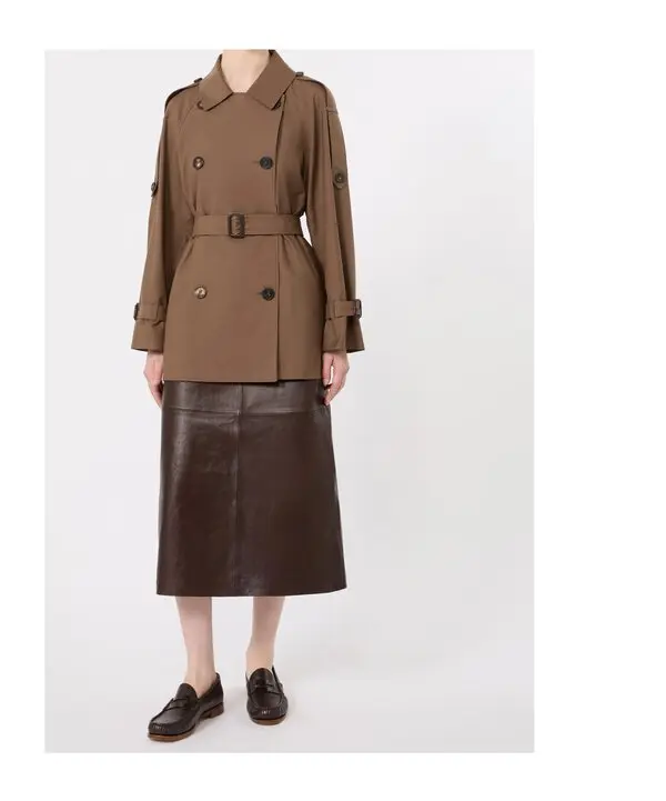 Max Mara Double-breasted Belted Coat