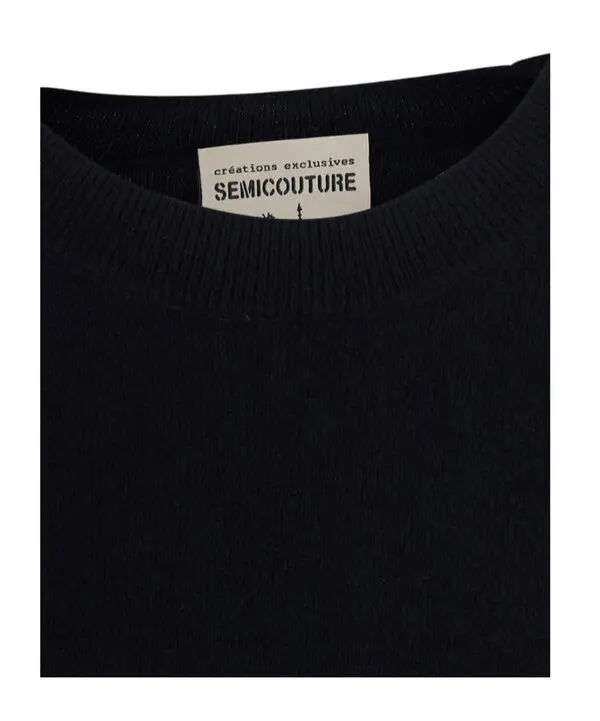 SEMICOUTURE Round-neck Dress