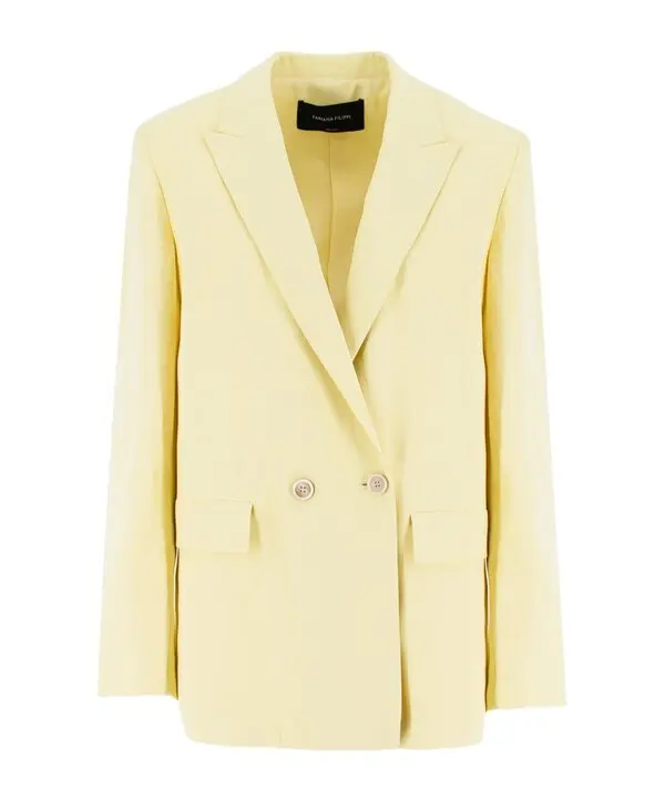 Fabiana Filippi Double Breasted Long Sleeve Blazer