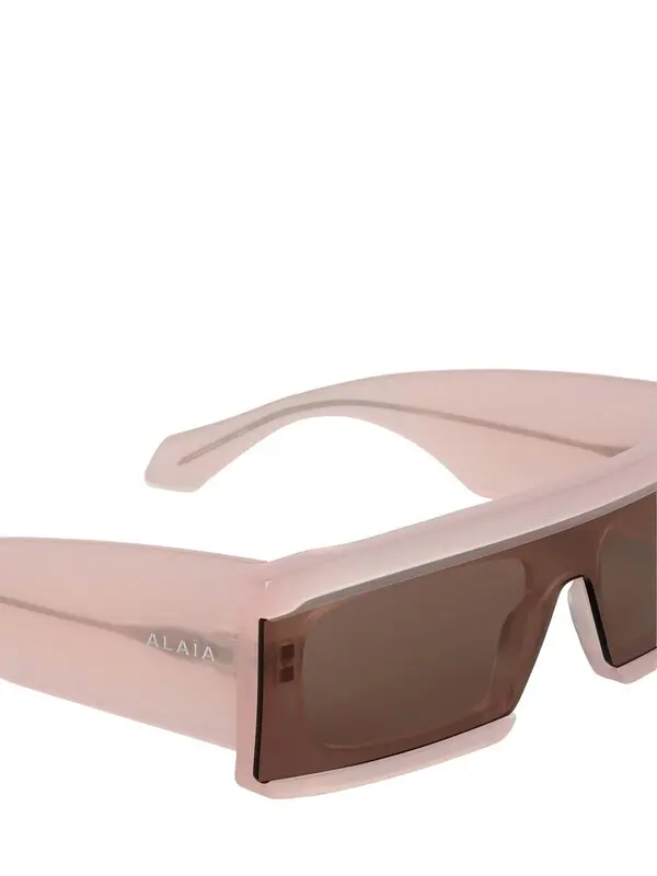 Alaïa Rectangular Mask Sunglasses