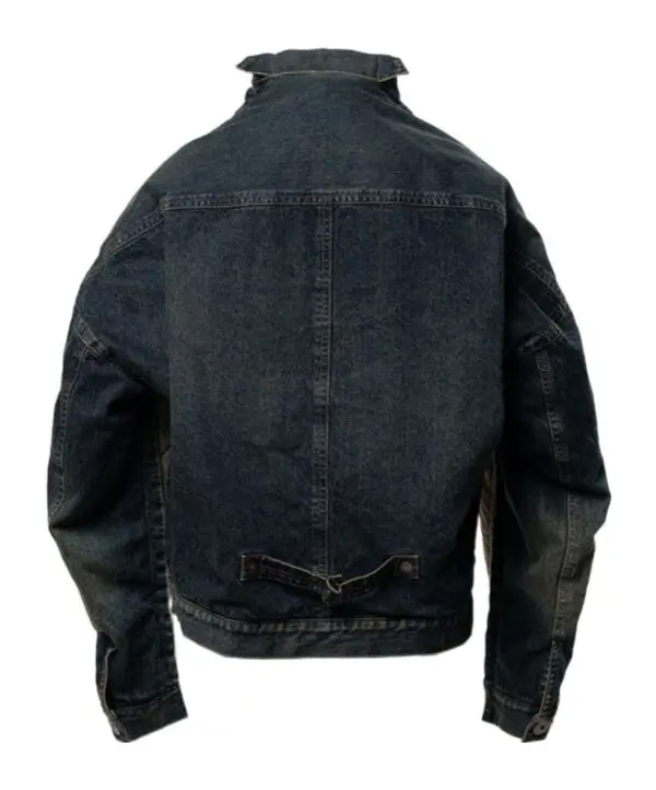 Mihara Yasuhiro Combined Quilt Denim Jacket