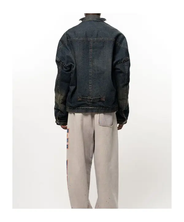 Mihara Yasuhiro Combined Quilt Denim Jacket