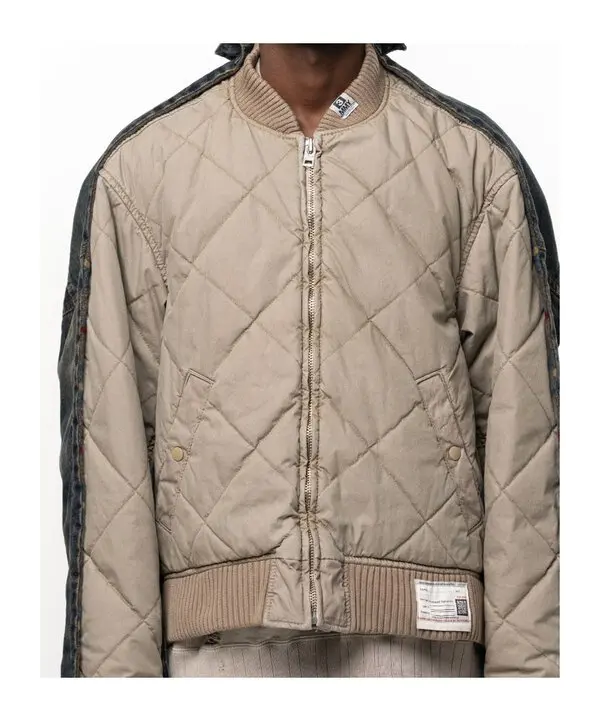 Mihara Yasuhiro Combined Quilt Denim Jacket