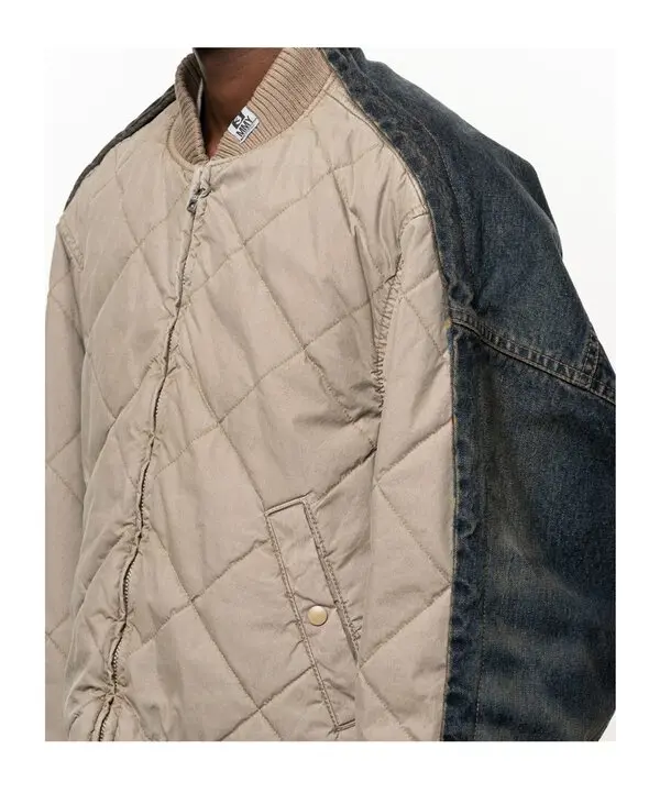 Mihara Yasuhiro Combined Quilt Denim Jacket