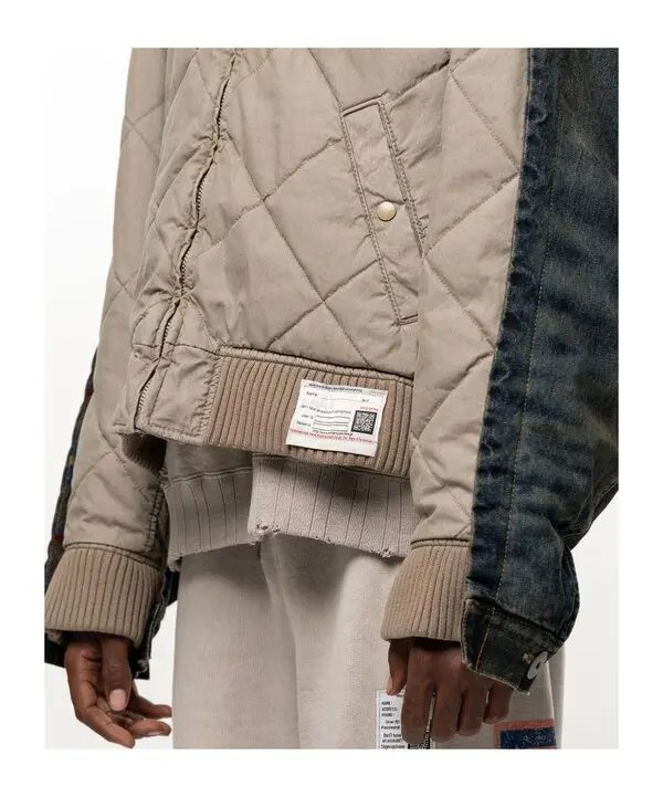 Mihara Yasuhiro Combined Quilt Denim Jacket
