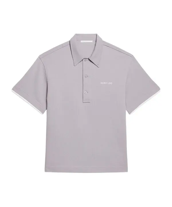 Helmut Lang Short-sleeved Polo Shirt