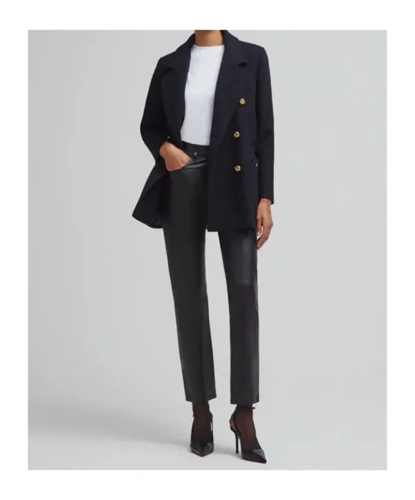 BLAZÉ MILANO Joyme Double-breasted Peacoat