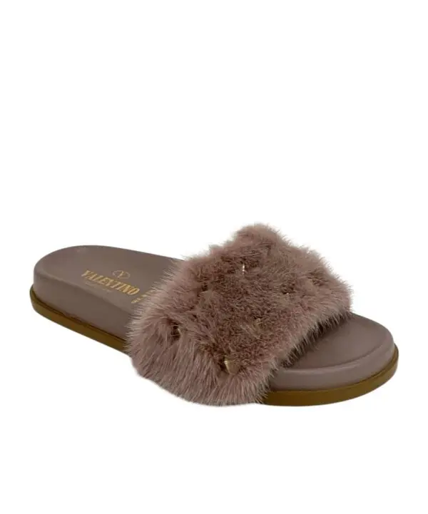 Valentino Garavani Round-toe Slippers