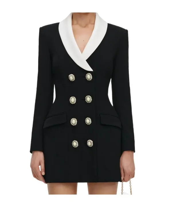 SELF-PORTRAIT Tailored Blazer Mini Dress