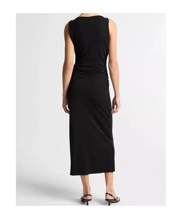 Vince Matte Jersey Cowl Neck Dress