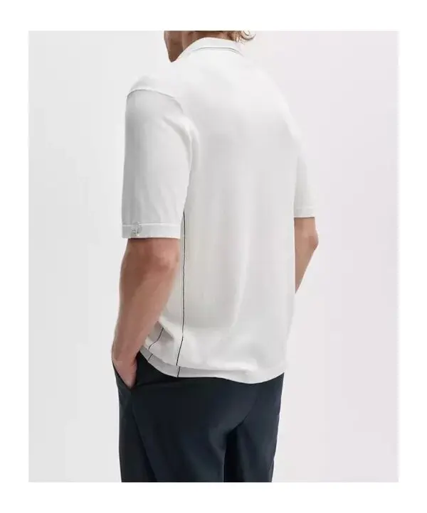 Rag & Bone Silk-cotton Blend Johnny-collar Polo Shirt