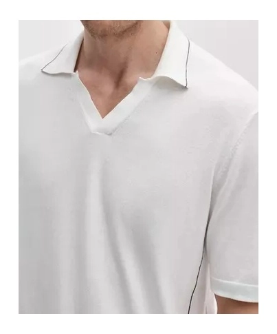 Rag & Bone Silk-cotton Blend Johnny-collar Polo Shirt
