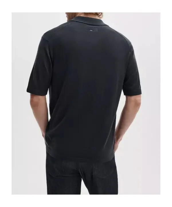 Rag & Bone Silk-cotton Blend Johnny-collar Polo Shirt