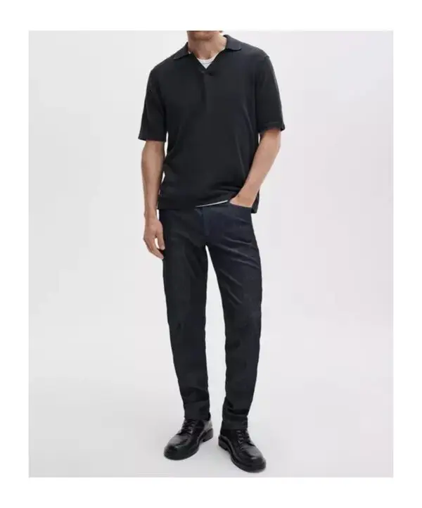 Rag & Bone Silk-cotton Blend Johnny-collar Polo Shirt