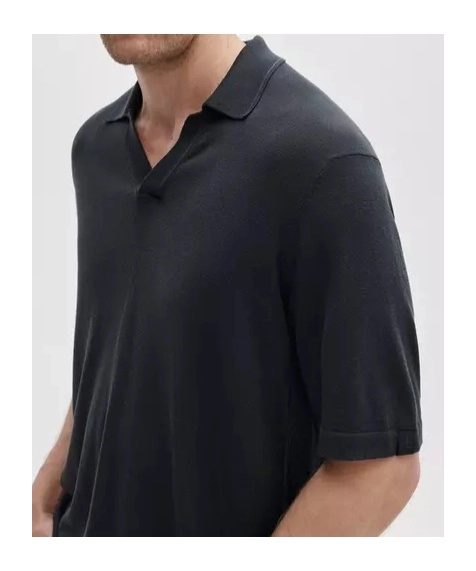 Rag & Bone Silk-cotton Blend Johnny-collar Polo Shirt