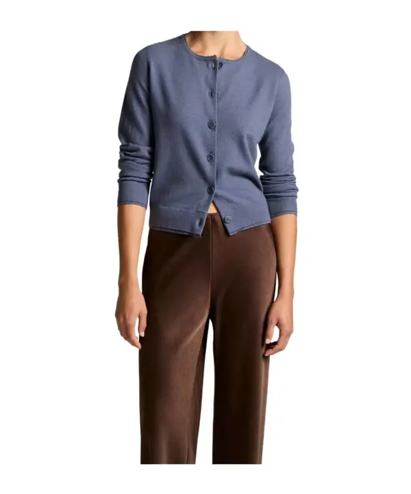 Vince Scallop-trim Wool Cashmere-blend Cardigan