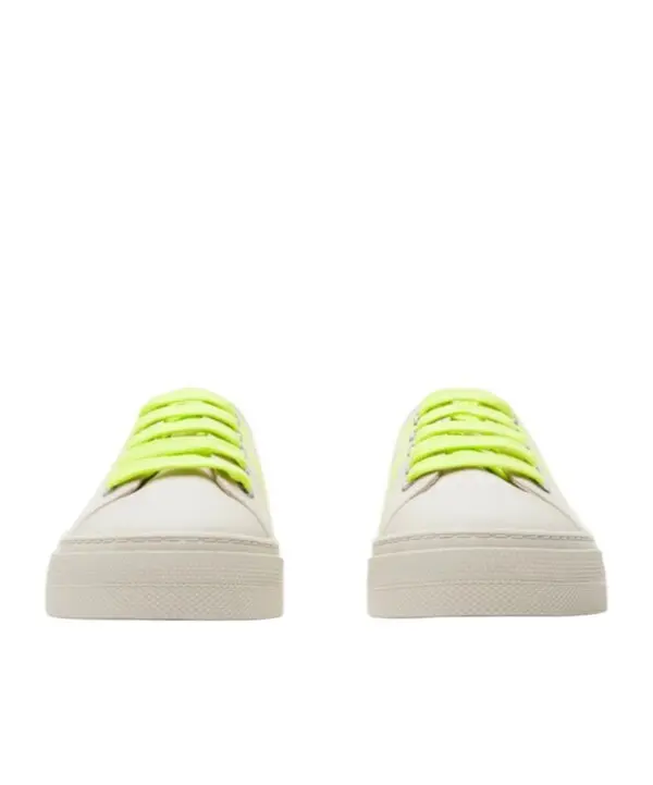 Burberry Checked Canvas Sneakers