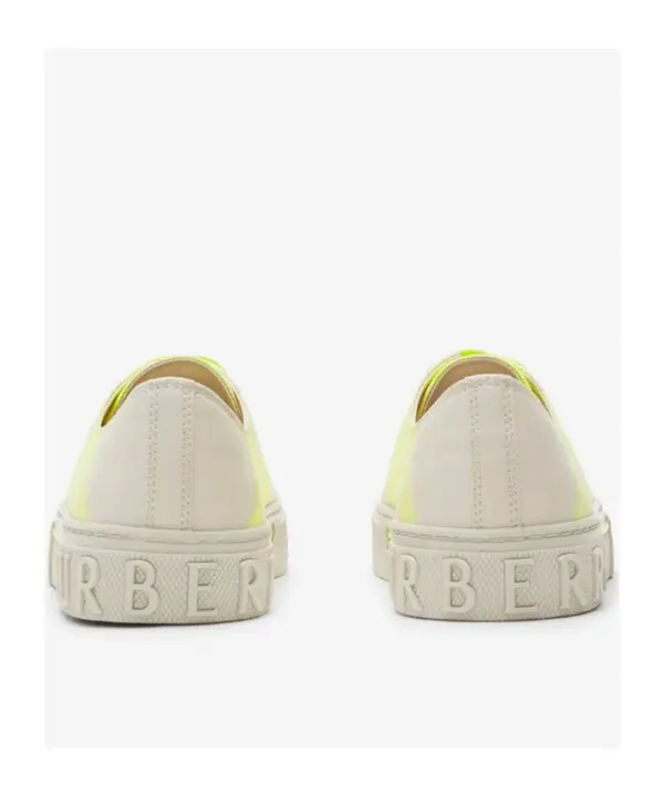 Burberry Checked Canvas Sneakers