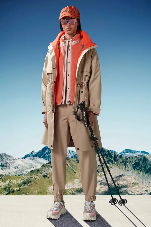 Moncler Gore-tex Trousers With Elasticated Waist And Buckled Legs