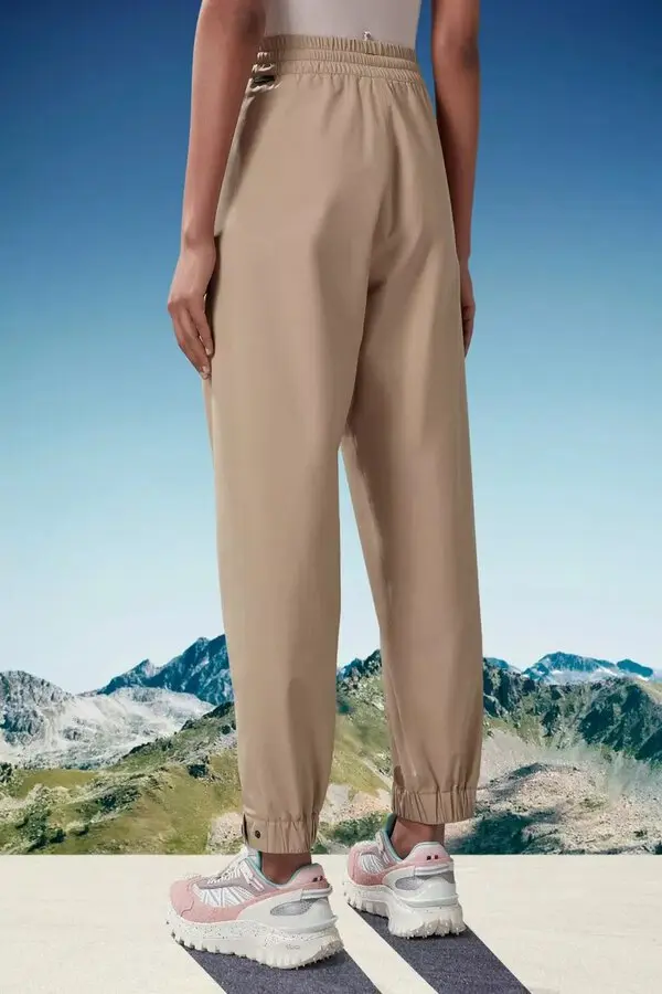 Moncler Gore-tex Trousers With Elasticated Waist And Buckled Legs