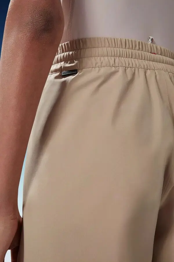 Moncler Gore-tex Trousers With Elasticated Waist And Buckled Legs
