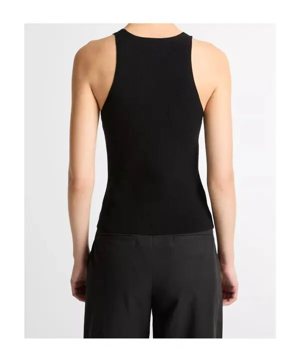 Vince Milano-stitch Scoop-neck Sweater Tank