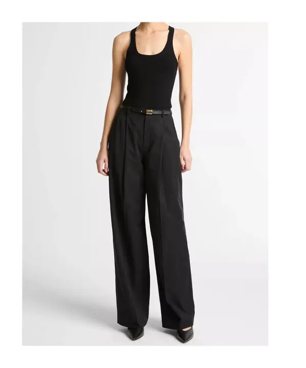 Vince Milano-stitch Scoop-neck Sweater Tank