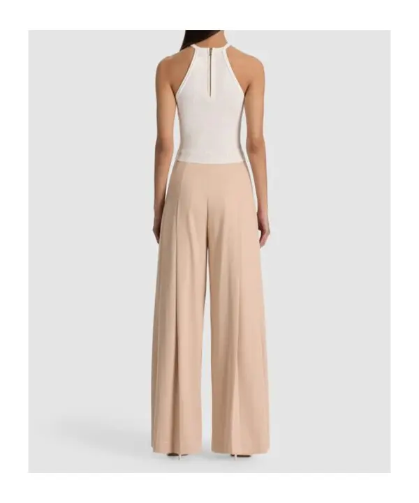 ALICEOLIVIA Alice + Olivia Ainslie Pleated Wide-leg Trousers