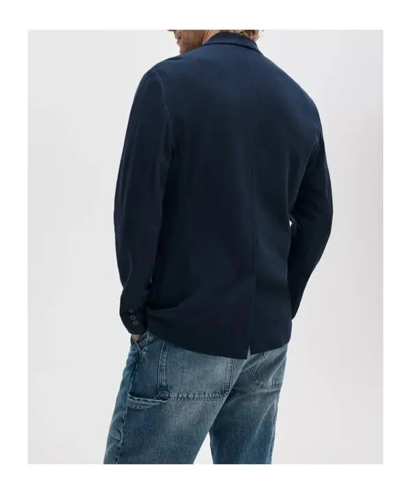 Rag & Bone Skeleton Cotton Piqué-knit Blazer