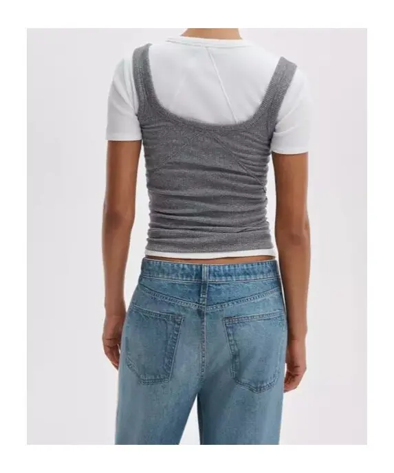 Rag & Bone The Essential Ribbed U-neck Tank