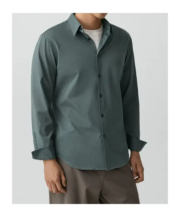 Theory Sylvain Shirt In Structure Knit