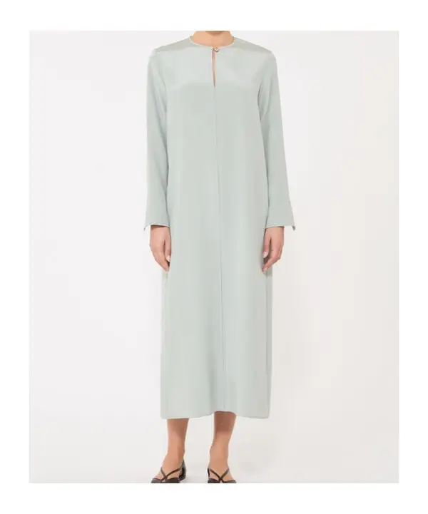 Max Mara Stretch Silk Crepe De Chine Kaftan