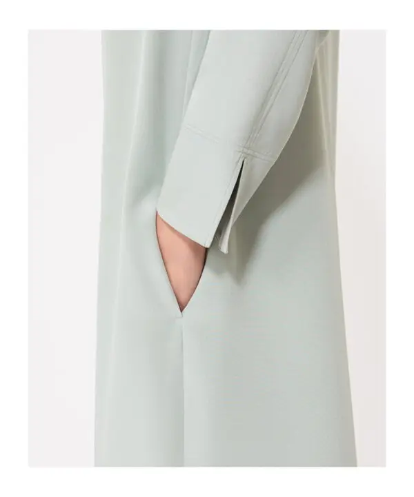 Max Mara Stretch Silk Crepe De Chine Kaftan