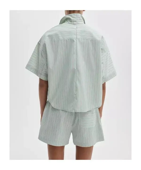 Rag & Bone Marin Short-sleeved Striped Shirt