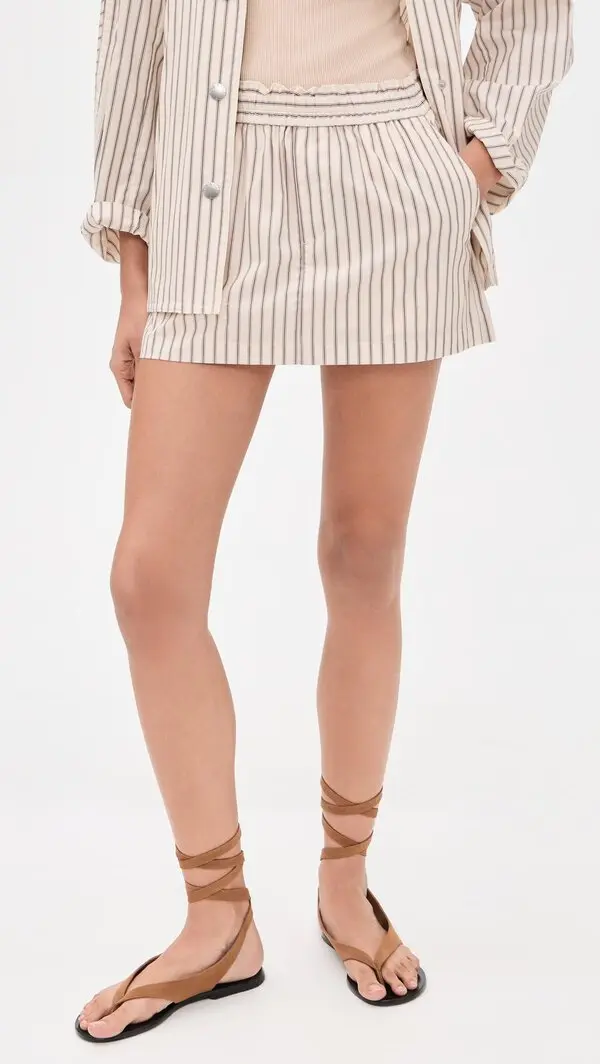 Rag & Bone Striped Mini Skirt