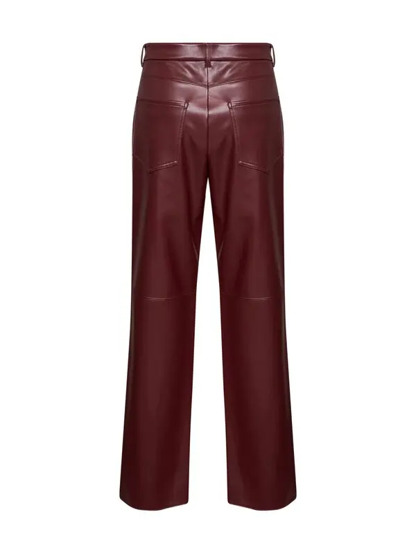Max Mara Coated Straight-leg Trousers