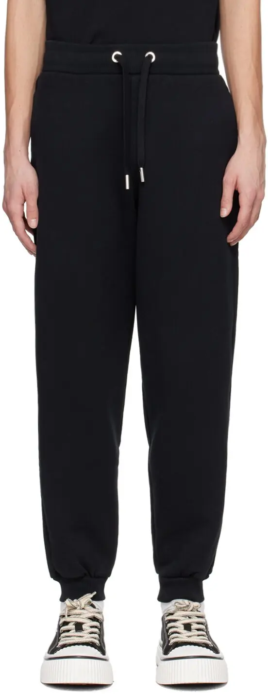 AMI Paris De Coeur Embroidered Drawstring Track Sweatpants