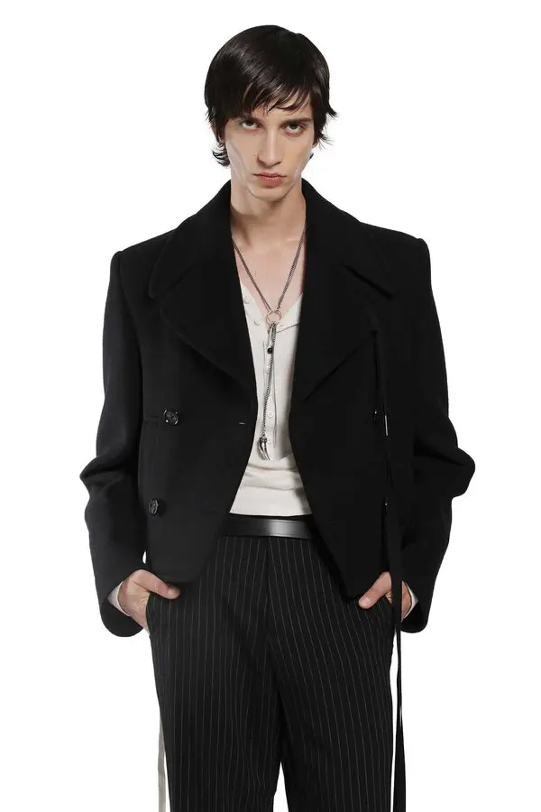 ANN DEMEULEMEESTER Dalmar Double-breasted Short Caban